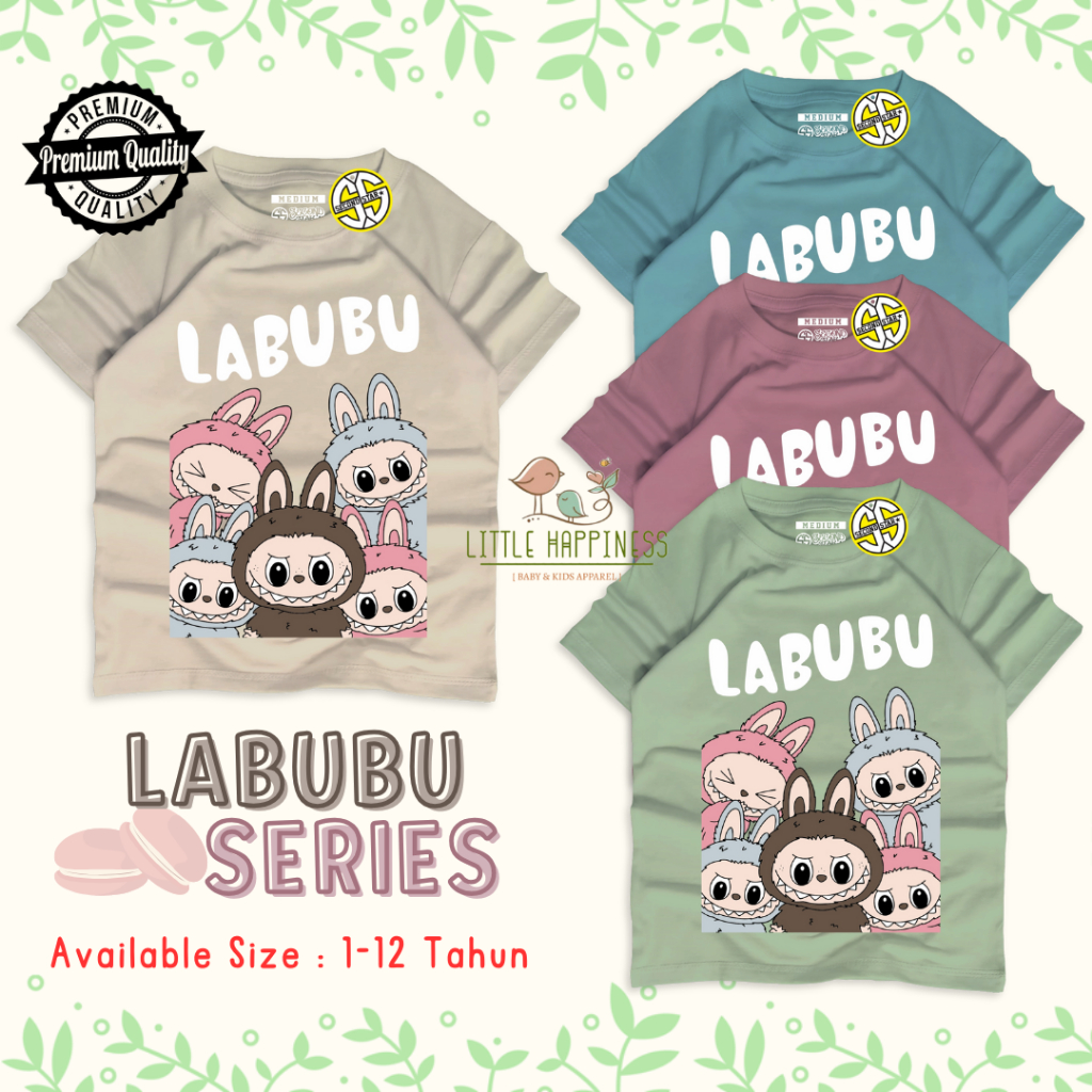 Labubu SERIES CHILDREN'S T-SHIRTS Ages 1-10 Years SECONDSTAR / PREMIUM ...