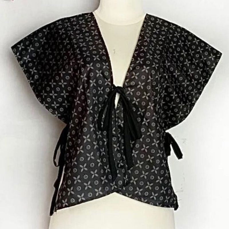 Vancy Batik Vest | Modern batik Kondangan Vest - batik outer batik ...