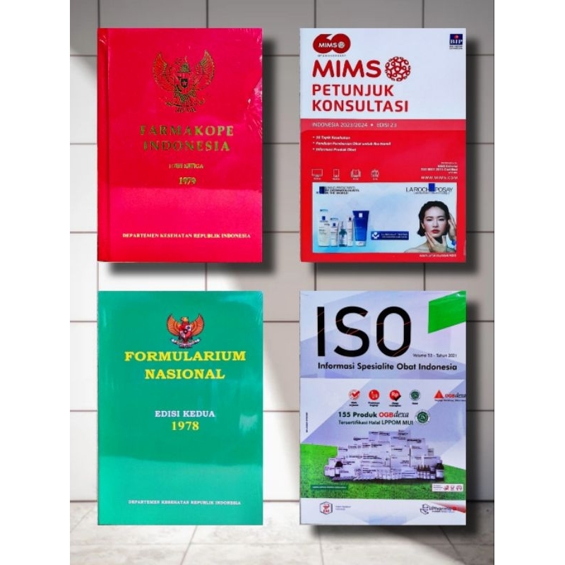 Pack Of 4 Pharmaceutical Books (Pharmacopoe 3rd Edition | Iso Medicine ...