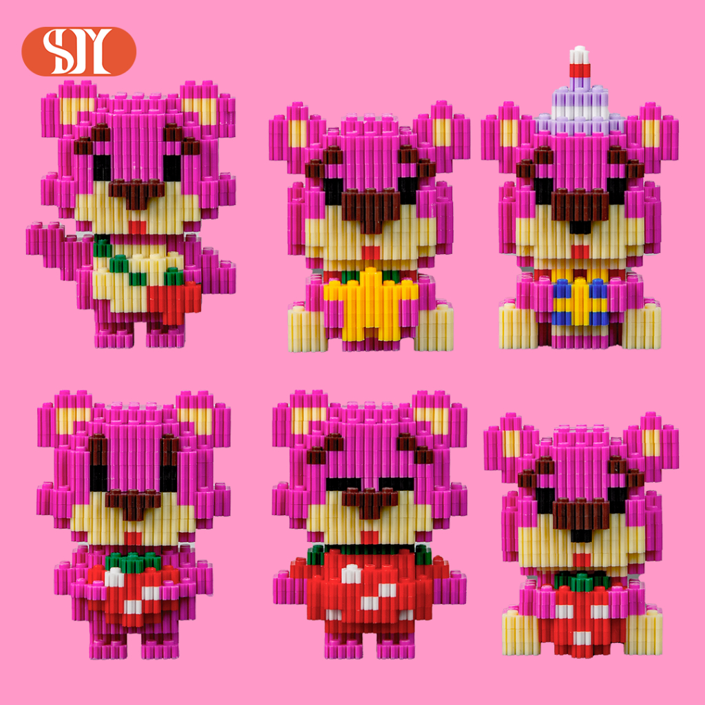 Nano Block Bricks Lotso Bear Small 3D Building Blocks Toys Educational ...