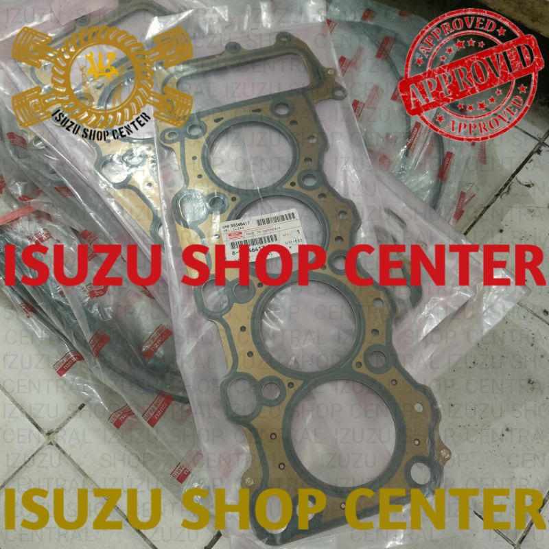 Gasket PACKING PAKING HEAD CYLINDER KOP ISUZU DMAX MUX 1.9 1900CC RZ4E ...
