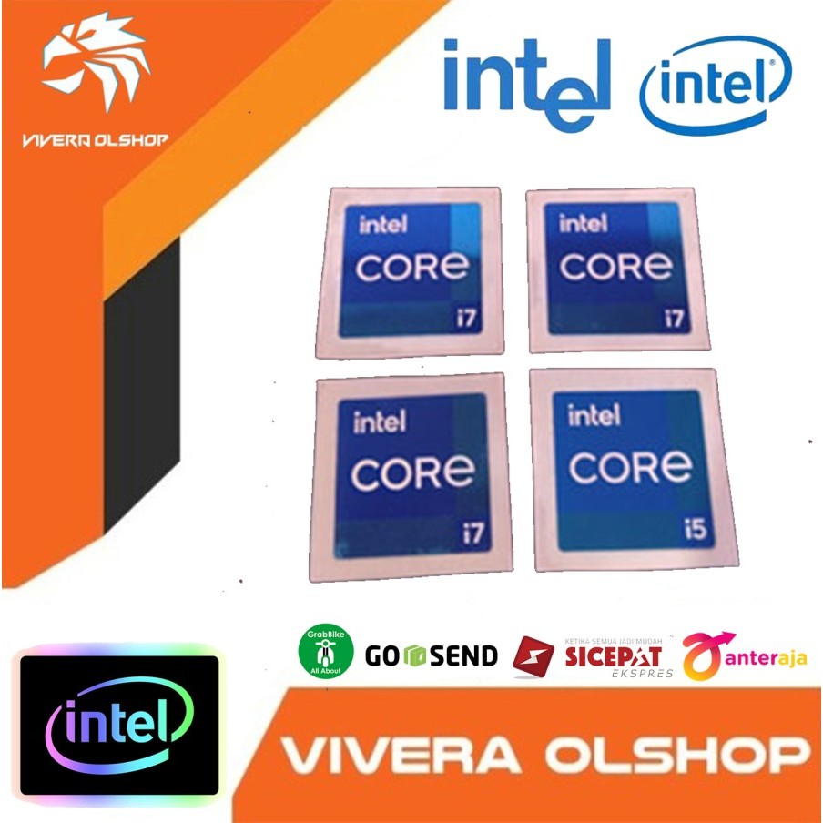 Intel Gen Sticker 11-12-13 Limited Edition (Original 500%) | Shopee ...