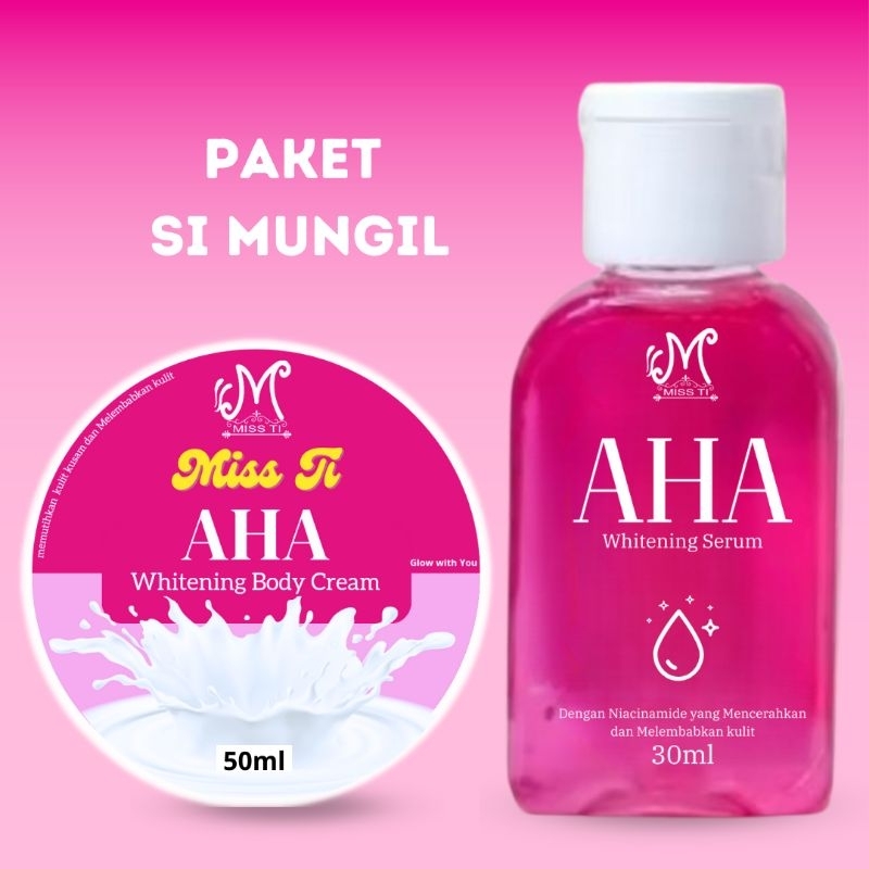 Tiny Package AHA FREE AHA Serum 30ml small jar for skin vitamins ...