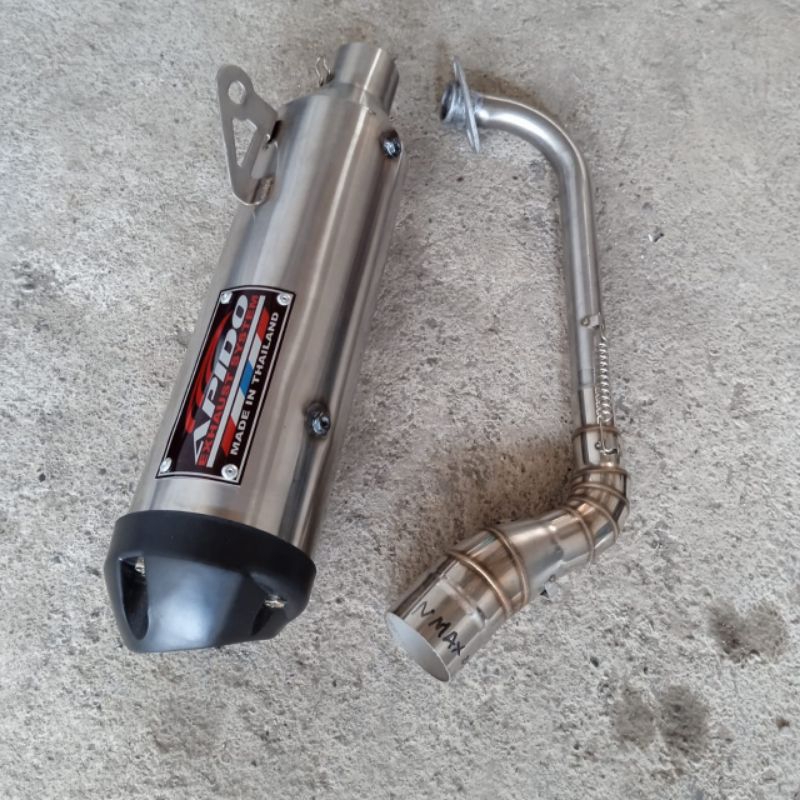 Muffler Apido full system for Nmax v1/v2 Aerox Mio i 125 click 150i ...