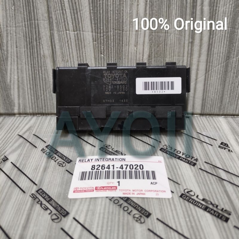 Relay Integration Toyota Yaris Vios Sienta Corolla Altis Rav4 Lexus ...