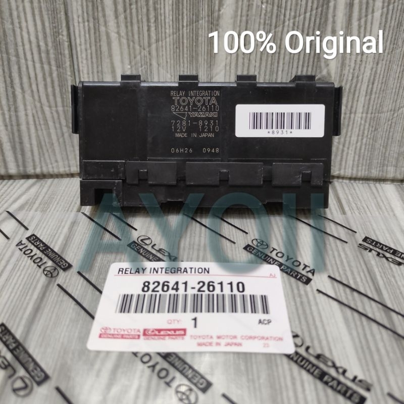 Toyota Hiace Commuter Coaster No.1 Integration Relay 82641-26110 ...
