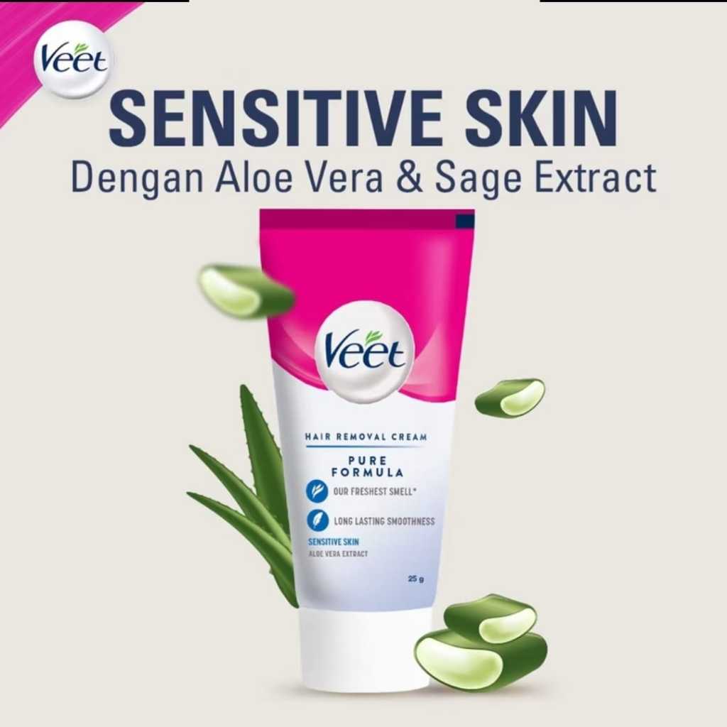 Veet Sensitive 25 gr (Aloe vera & Vitamin E) | Shopee Philippines