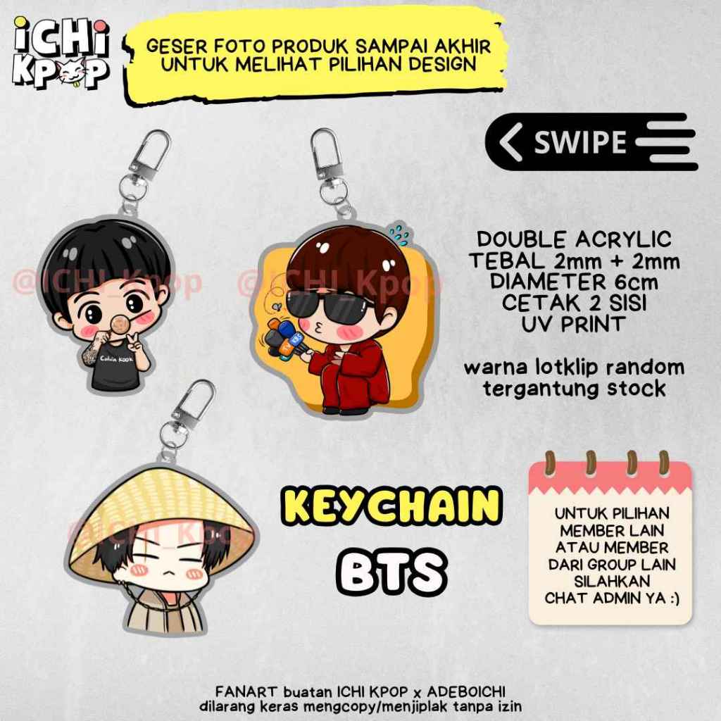[PRE Order] KEYCHAIN BANGTAN ARMY jeon jungkook min yoongi kim seokjin ...
