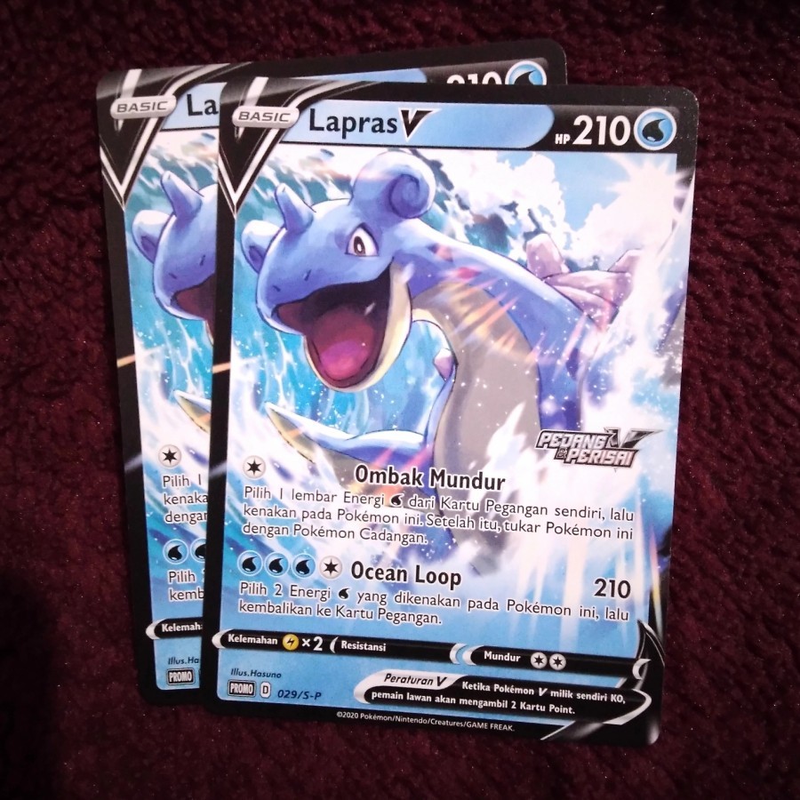Lapras V 029/SP - Pokemon TCG Indonesia | Shopee Philippines