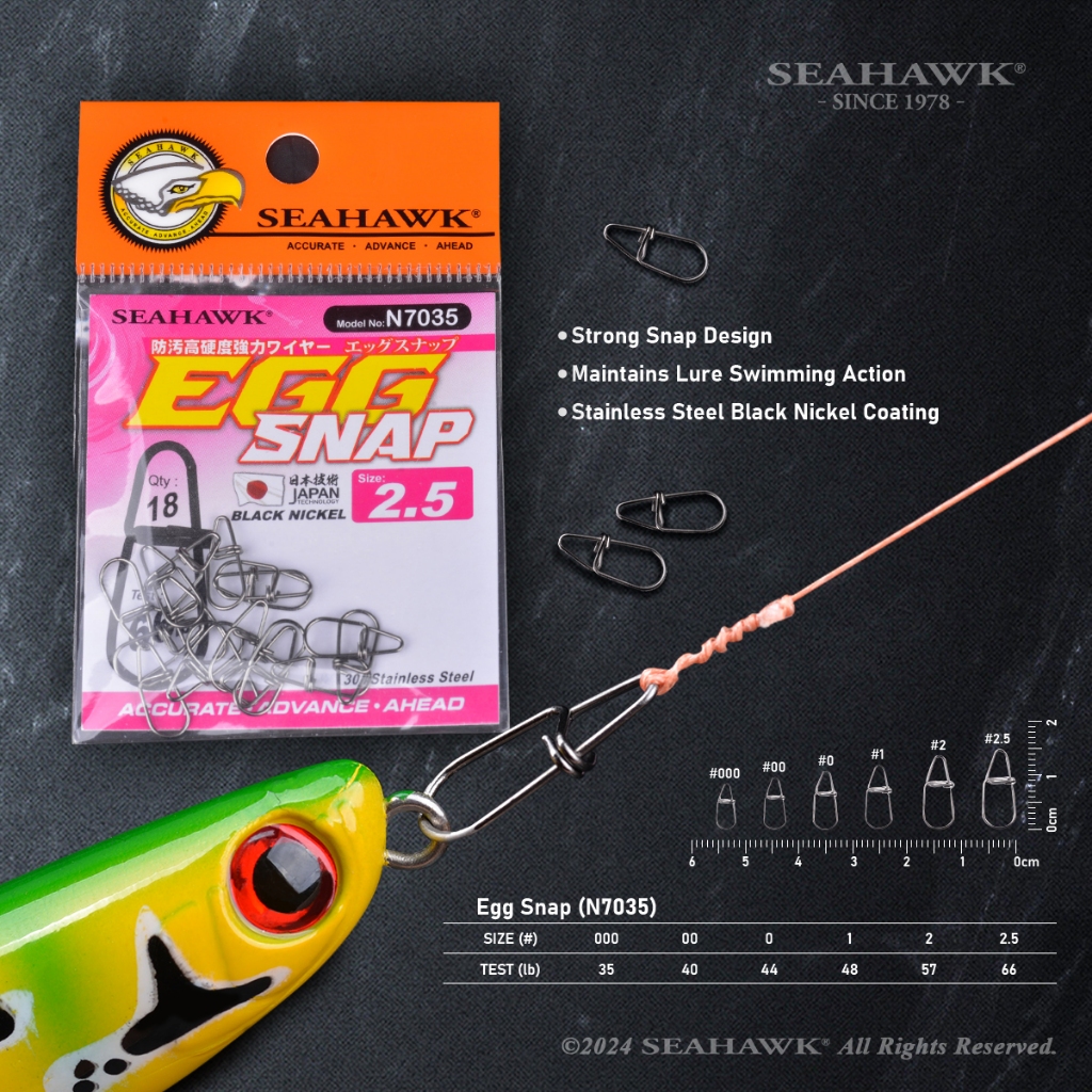 Snap Seahawk Egg Snap N7035 | Shopee Philippines