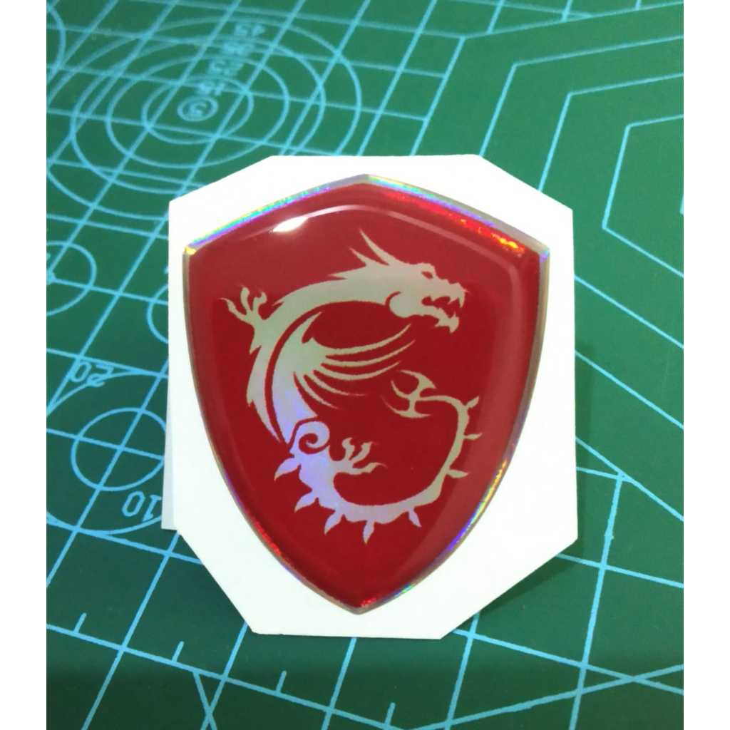 The g series MSI gaming emblem sticker, full dragon design edition ...