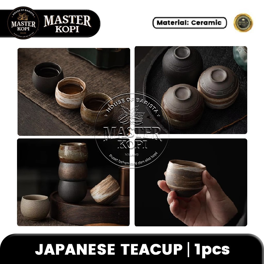 Vintage Ceramic Glass Japanese Style Ceramic Tea Cup Teacup Tea Cup (1 ...