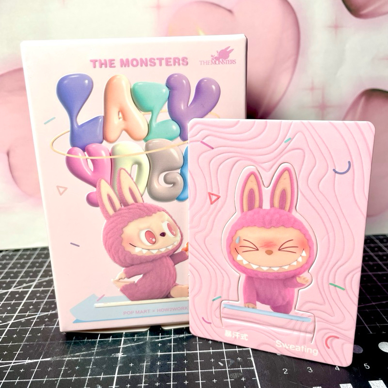 Popmart - LABUBU Lazy Yoga Figure (Sweating) | Shopee Philippines