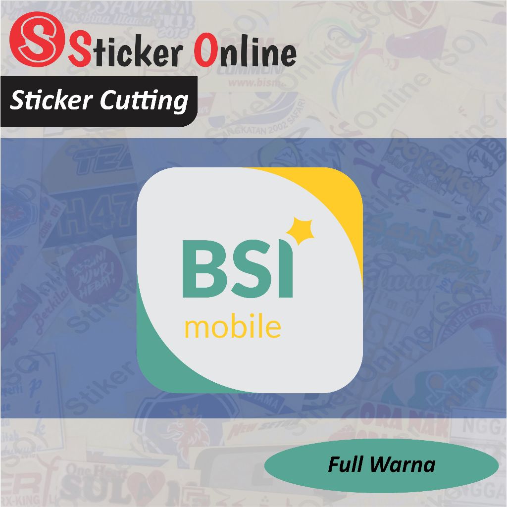 Bsi Mobile Logo Sticker | Bsi Mobile Motorcycle Car Logo Cutting ...
