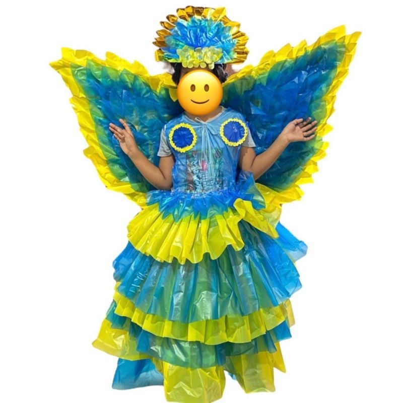 Girls' Carnival Recycled Clothes Costumes Can Be Requested | Shopee ...