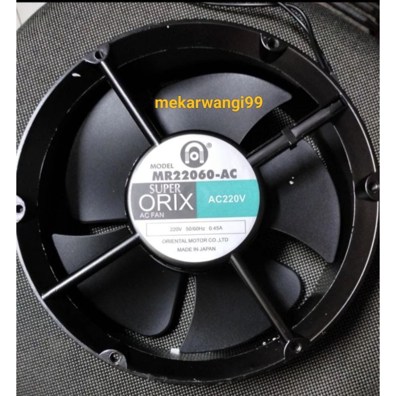 Fan Orix 22cm 8" MR22060-AC 0,45A 220V AC Made in japan | Shopee ...