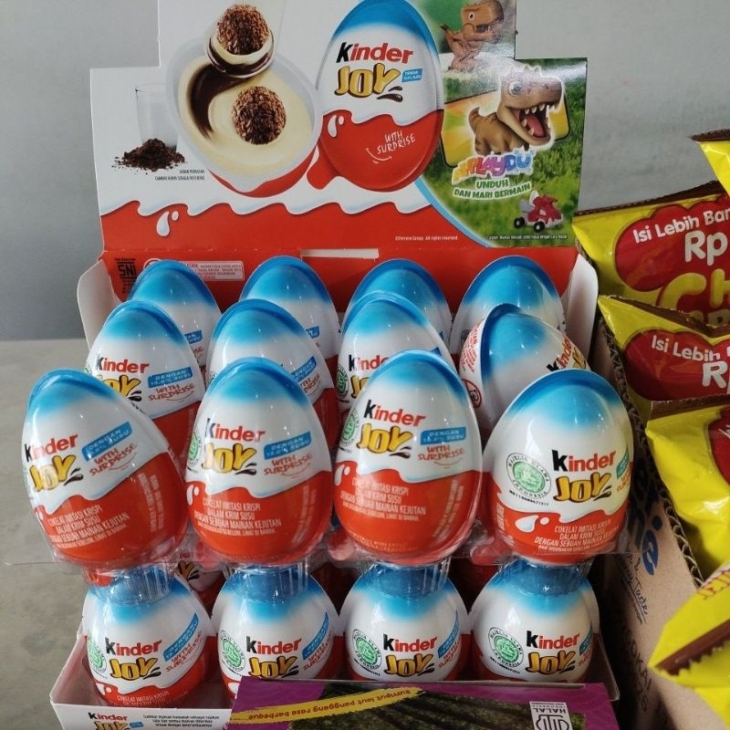 Kinder Joy Boys and girls Chocolate Crispy 20gr/ ED OCTOBER 2025 /1 box ...
