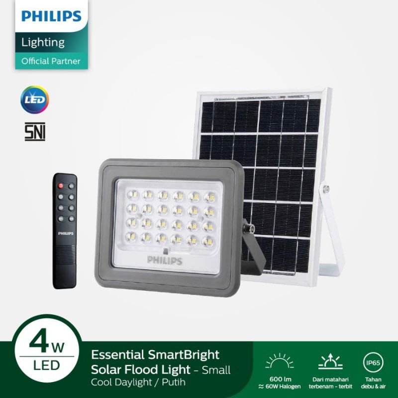 Philips Essential Smartbright Solar Floodlight Lamp | Shopee Philippines