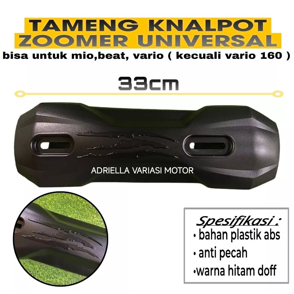 Universal zoomer exhaust Cover / exhaust shield can be used for all ...