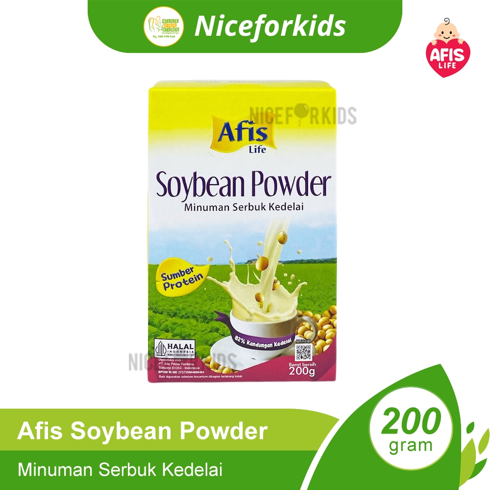 Afis Soybean Powder 200gr / Powdered Soy Milk Drink | Shopee Philippines