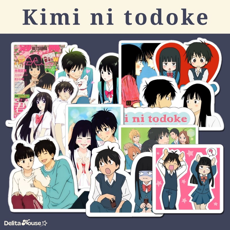 Kimi ni todope sawako kuronuma shota kazehaya Anime Sticker | Shopee ...