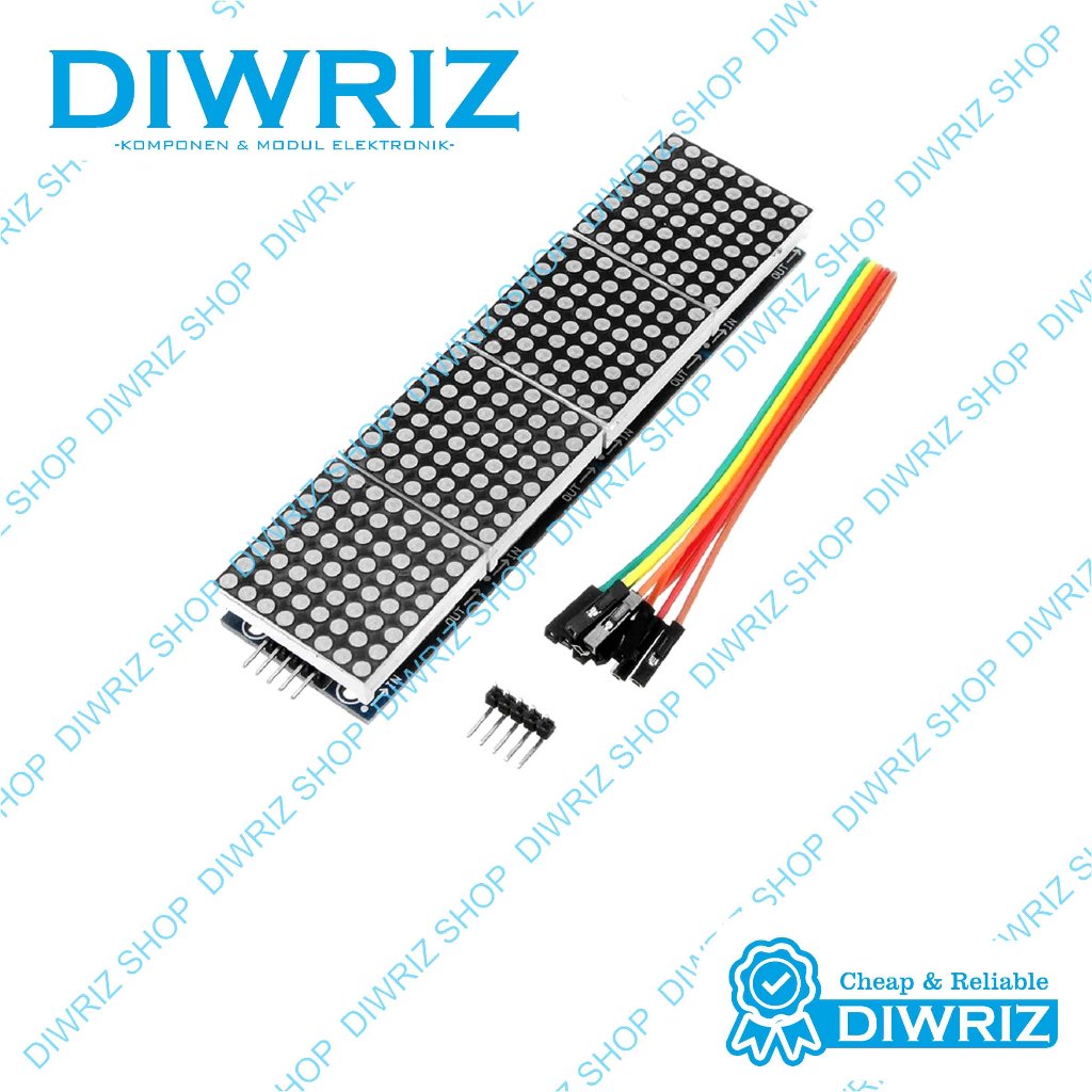 32x8 MAX7219 4 in 1 LED Display Matrix Dot Panel Module | Shopee Philippines
