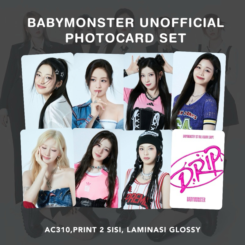 [Set] Babymonster BAEMON DRIP // FOREVER // LIKE THAT // SHEESH // SUCK ...