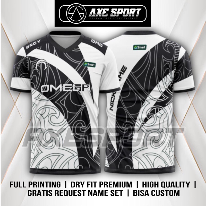 Latest 2024 SMART OMEGA MPL PH Esport T-Shirt Full Printing Free ...