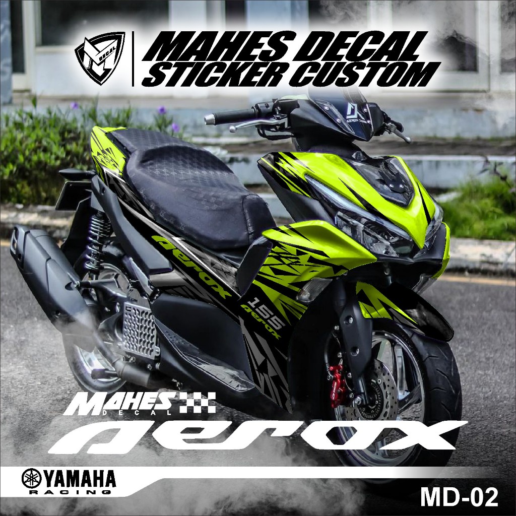 All New Aerox 155 Connected Fullbody Variation Decal Sticker - Aerox ...
