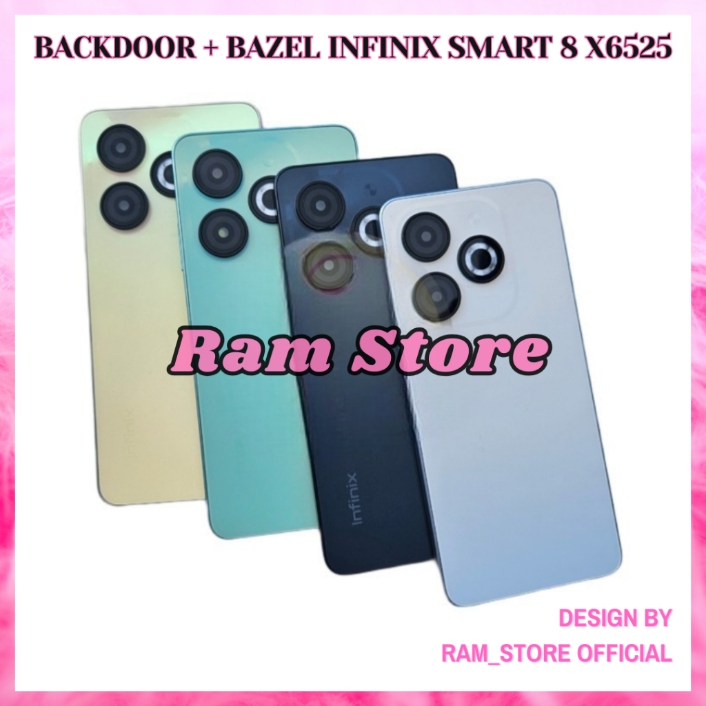 MESIN Casing Hp INFINIX SMART 8 X6525 Middle Bone Bezel Bazel Housing ...
