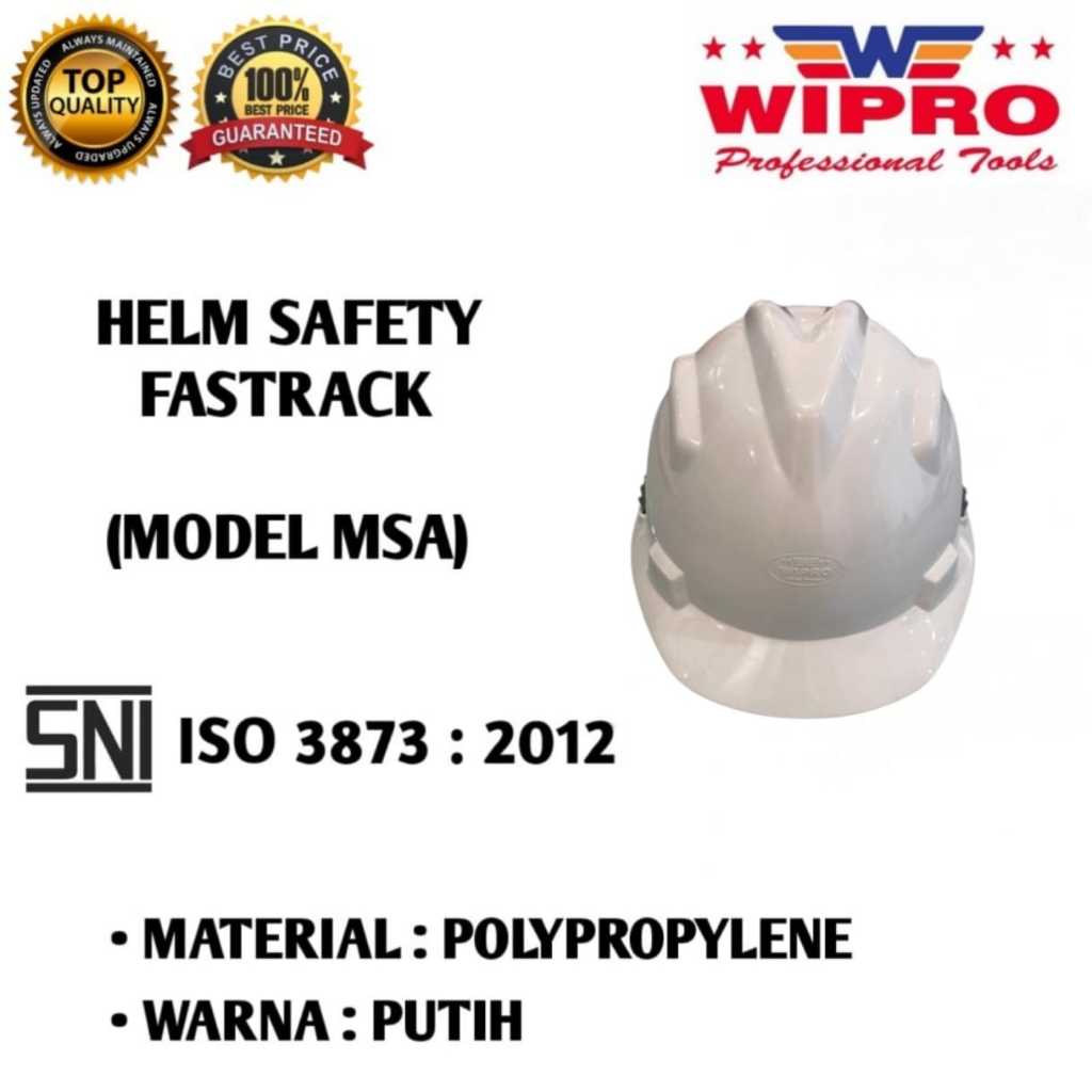 PUTIH White SNI FASTRACK Project SAFETY Helmet White FASTRACK PROJECT ...