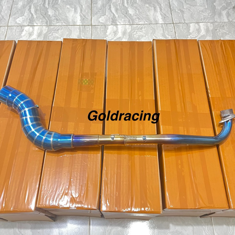 Big elbow pipe bluegold for wave 125 xrm 125 fury 125 Rs125 rusi tc ...