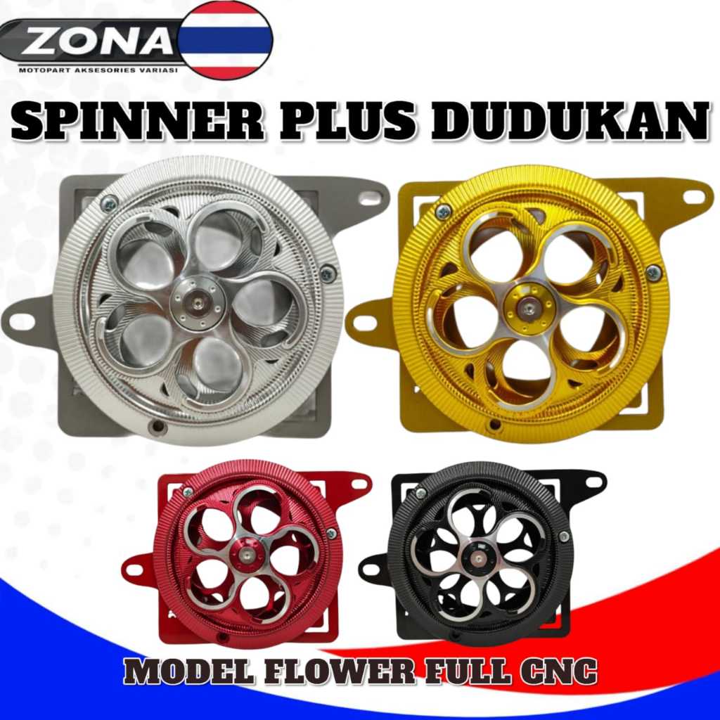 Breket STAND SPINNER RADIATOR NSB SET SPINNER AGV FLOWER MODEL FULL CNC ...