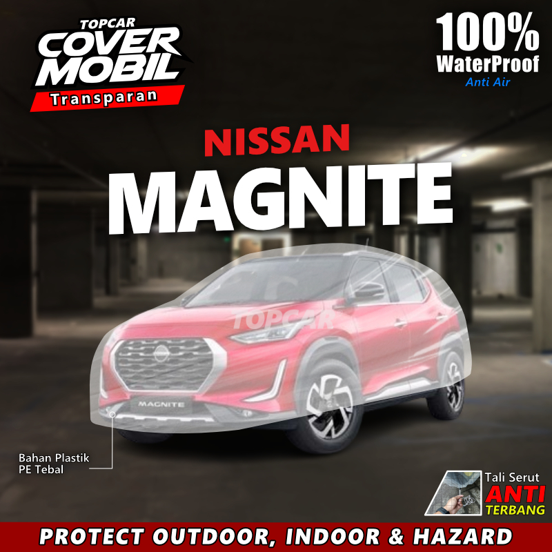 Topcar Waterproof Plastic Nissan Magnite Transparent Car Cover | Shopee ...