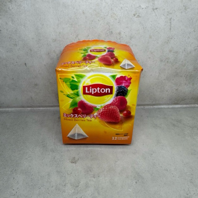 Lipton Mix Berries tea contains 12 tea bags ori Japan | Shopee Philippines