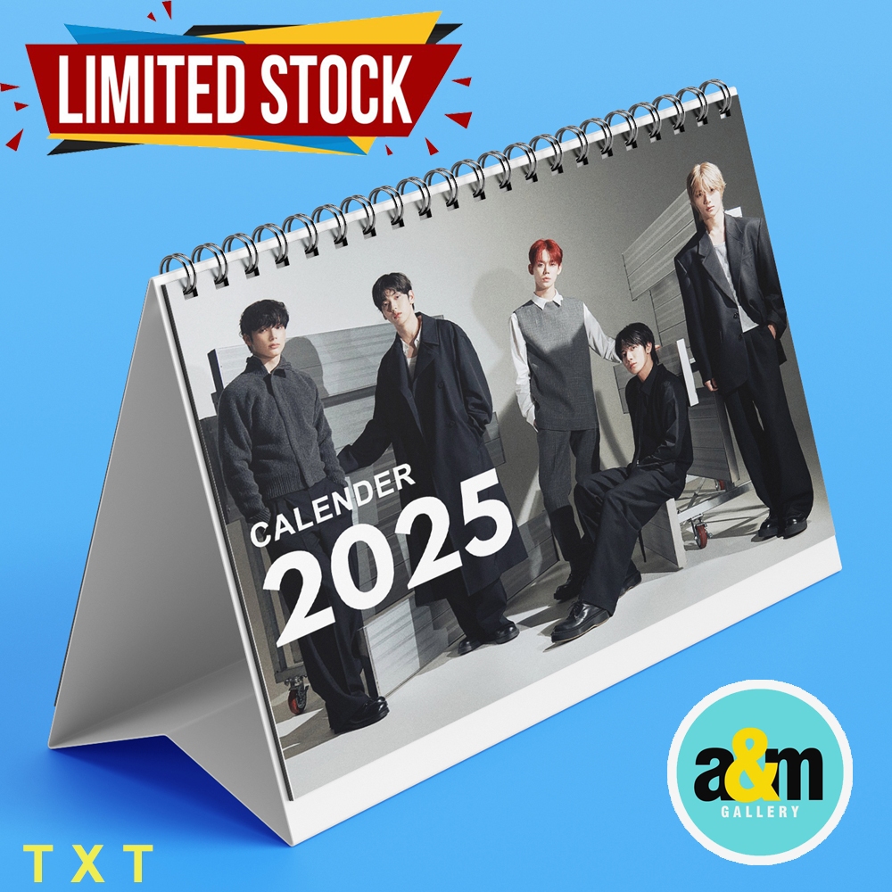 A&m TXT Calendar Desk Calendar 2025 Calendar K-POP Calendar | Shopee ...