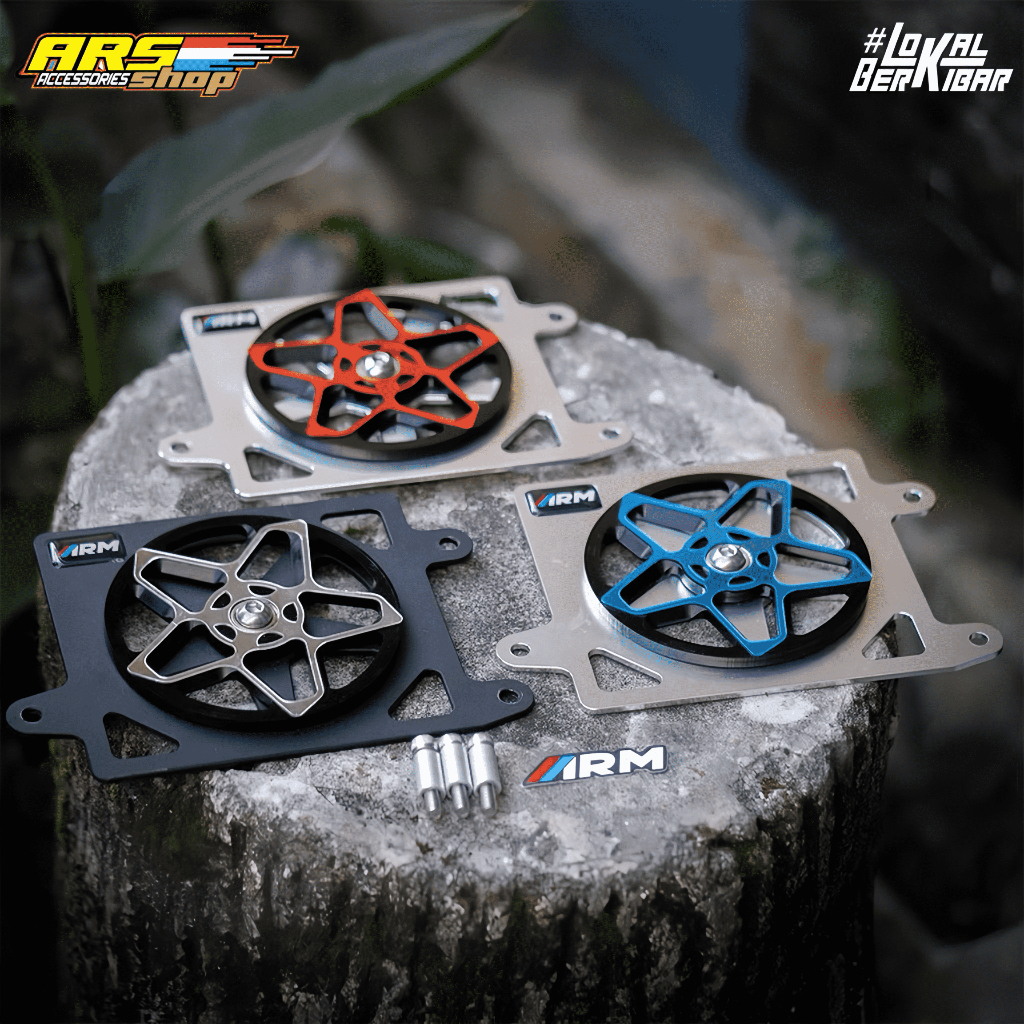 Spiner radiator cover 3D arm TYPE BINTANG PATTERN & CYBER radiator ...