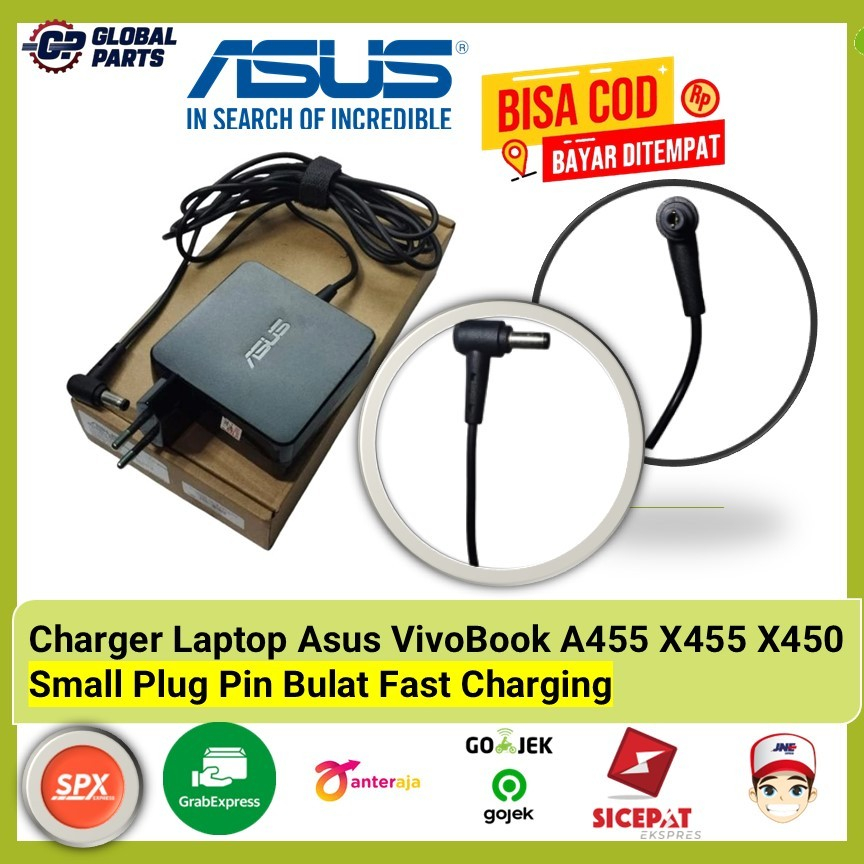 Asus VivoBook Laptop Charger Original Small Plug Pin Round Fast ...