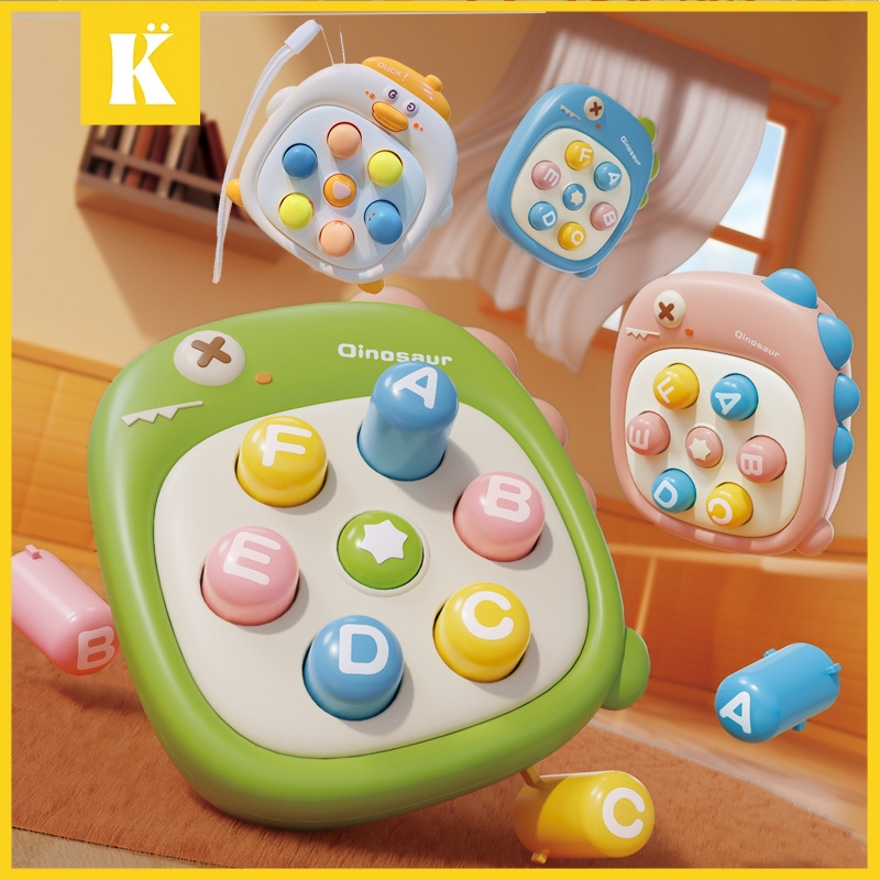 GANTUNGAN Keeppley Whack-a-Mole Pop It Electronic Game Mini Pop Push ...