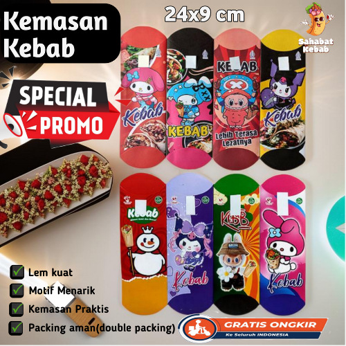 Kebab Packaging Dus KEBAB Box KEBAB Container KEBAB Bag KEBAB Place Dus ...