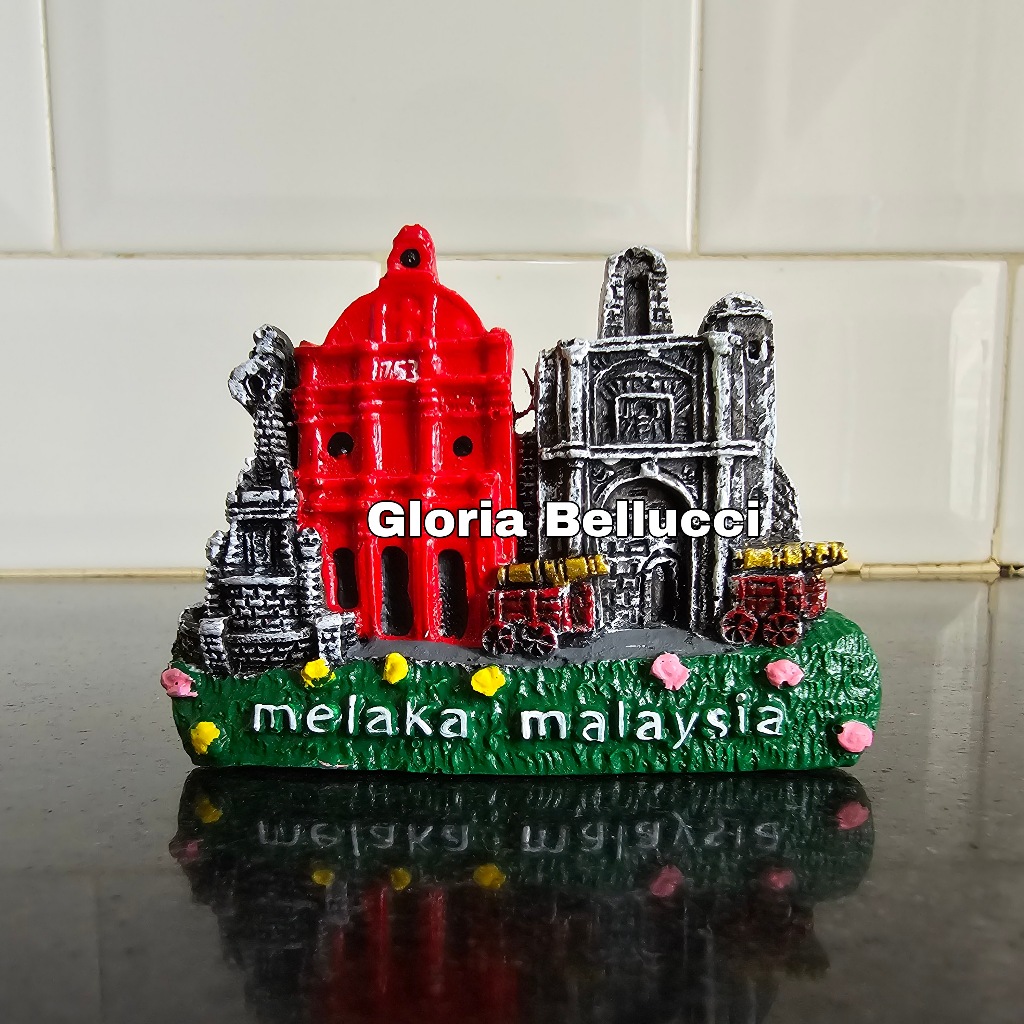 Melaka malaysia fridge magnet sticker souvenir by malaka KL penang ...