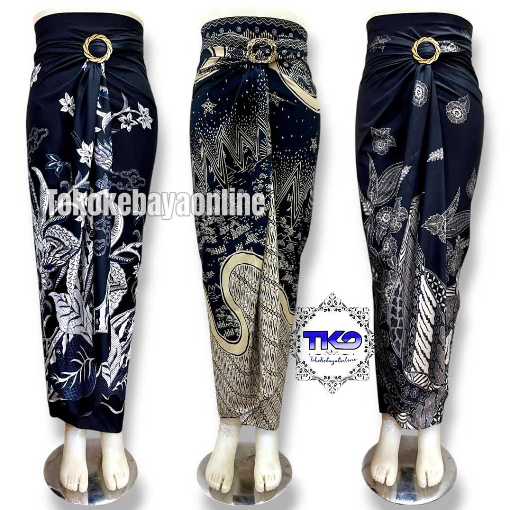 Kebaya batik wrap skirt / jumputan batik wrap skirt / modern batik wrap ...