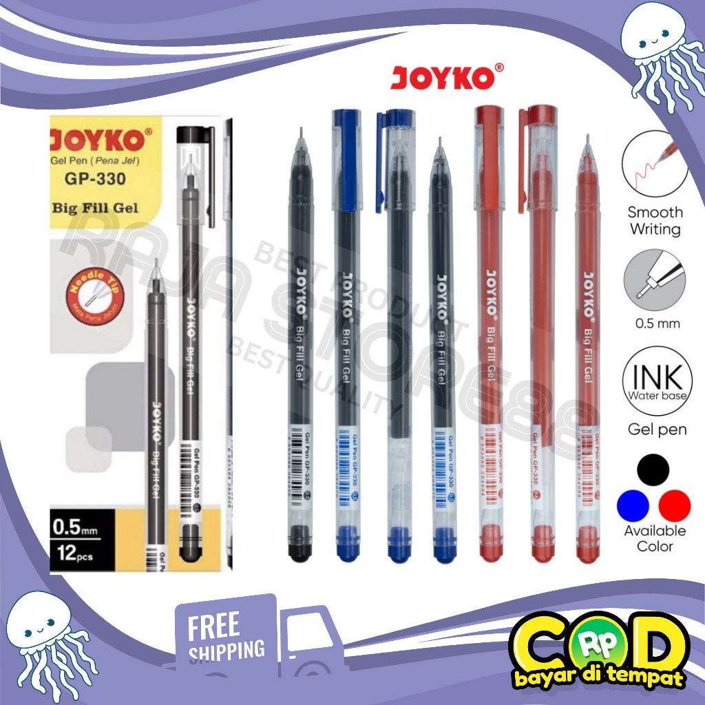 Joyko Gp Pens - 330 Big Gell / (1pack/12pcs) | Shopee Philippines