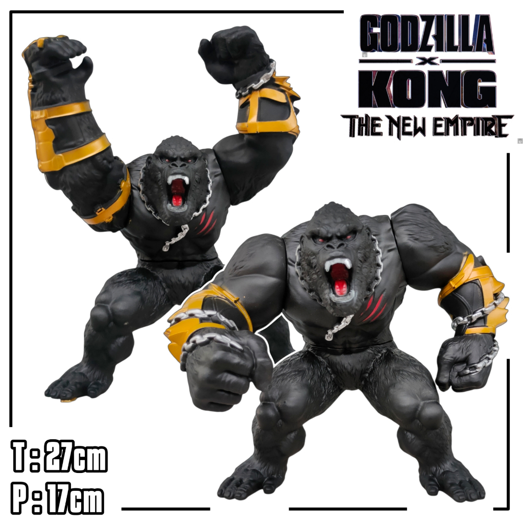 Godzilla x KONG Action Figure - Large Kingkong Jumbo Gorilla Godzilla ...