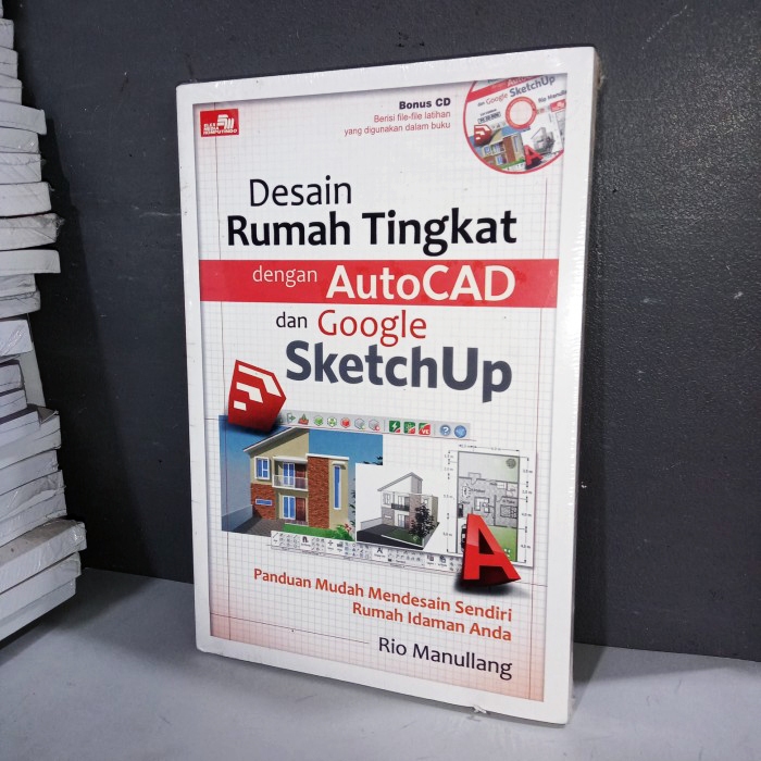 Home Design Books Level with AutoCAD & Google SketchUp New Sealed Non ...
