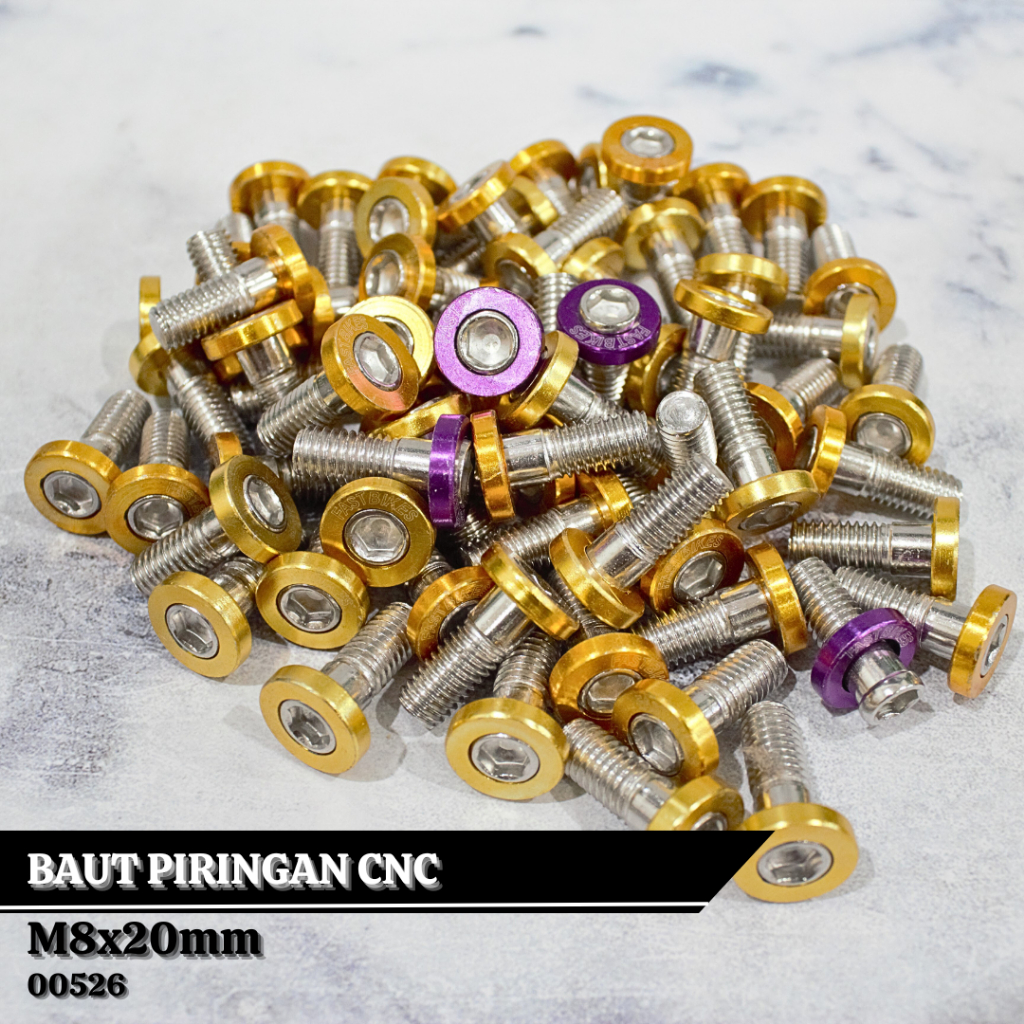 Cnc Disc Bolts Size M8x20mm Universal Cnc Disc Bolts Drat M8 Length ...