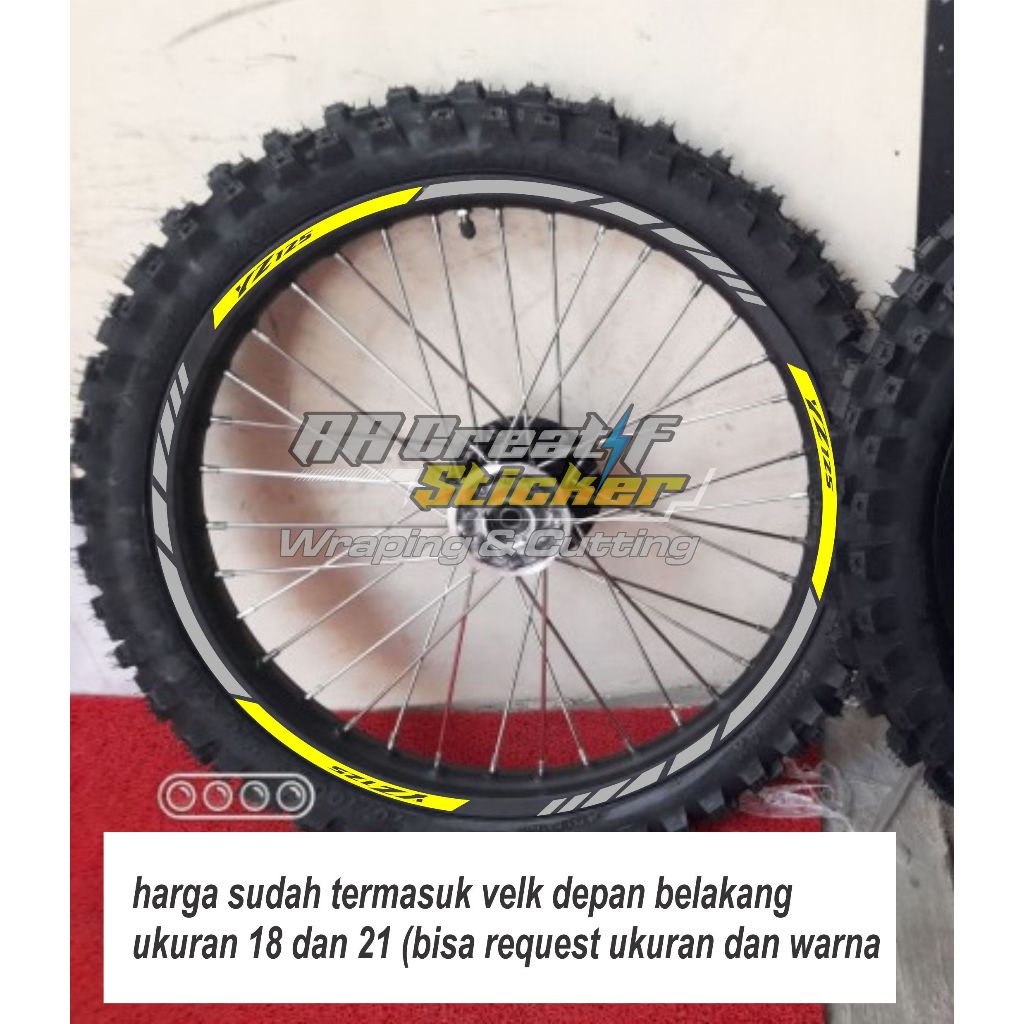 Yamaha YZ 125 VELK STICKER | Shopee Philippines