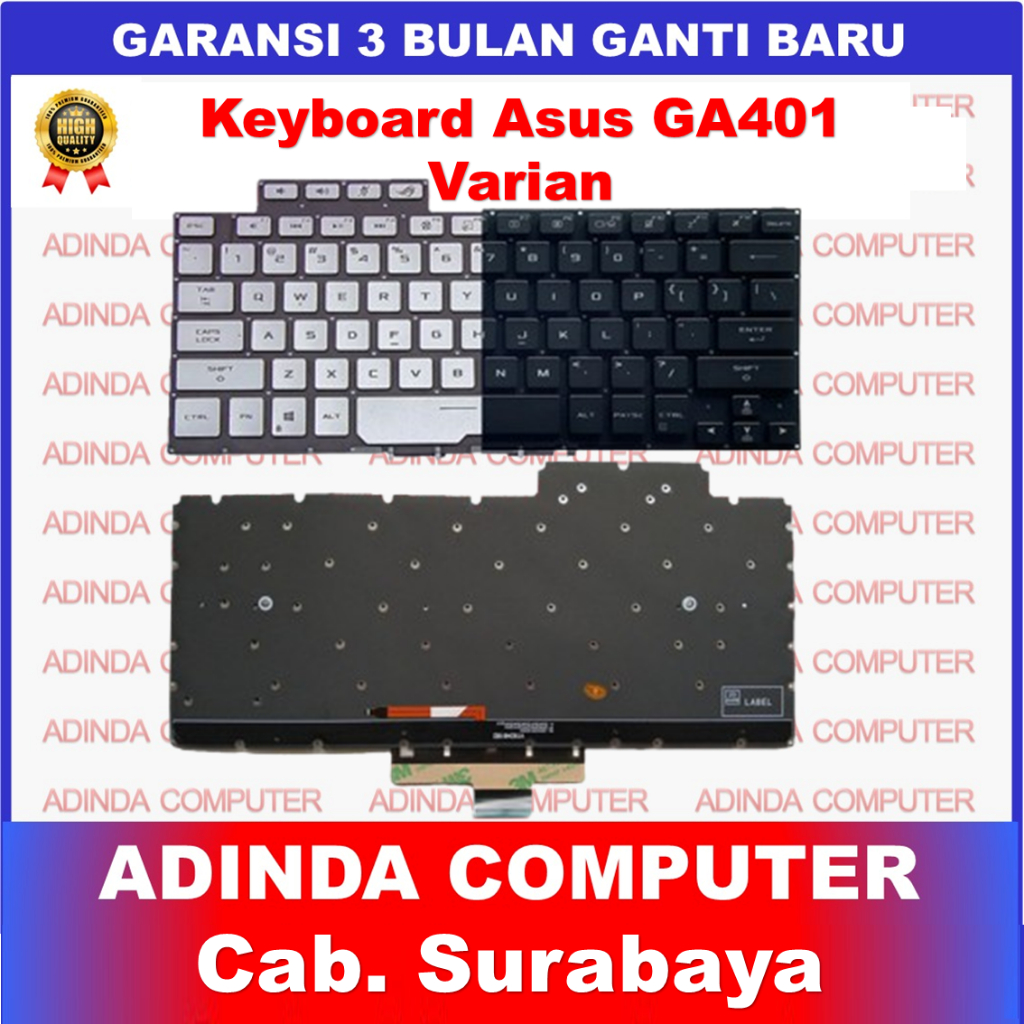 Asus ROG Zephyrus G14 GA401 GA401QH GA40QE GA401I GA401Q Keyboard ...