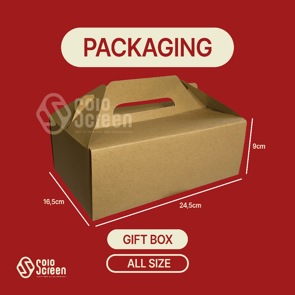 Gift Box All Sizes Full Laminate Kraft 275 Contains 14 Pcs | Shopee ...