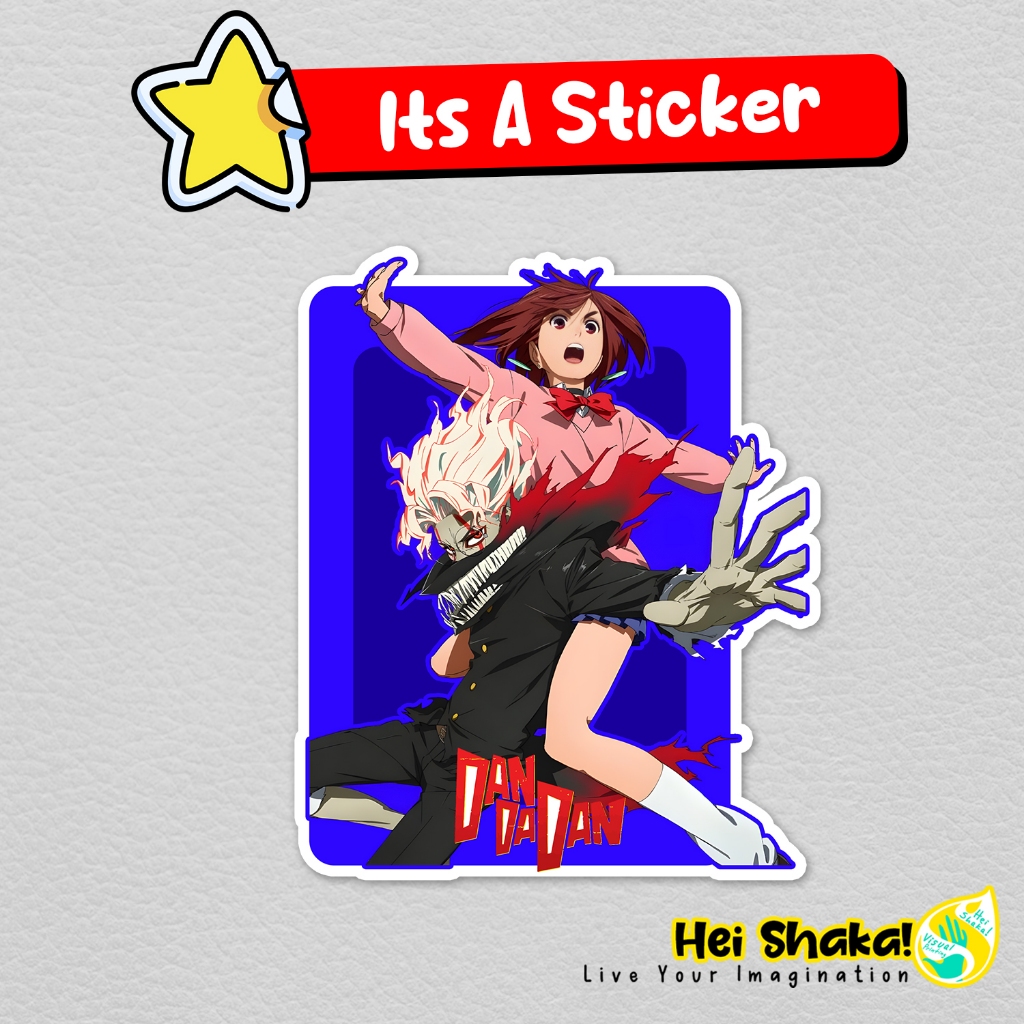 Momo and Okarun and Da Stickers and Anime Manga Stickers Waterproof ...